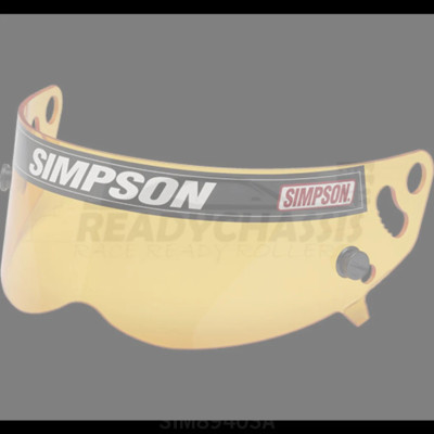 Simpson Shield Amber/BlueBlocker Bandits/ Diamond Back 89403A | eBay