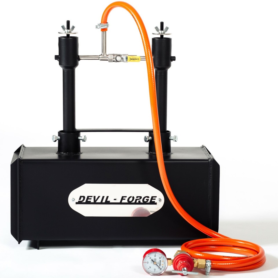 DFPROF2 GAS PROPANE FORGE Furnace Burner Knife Making Blacksmith USA | eBay
