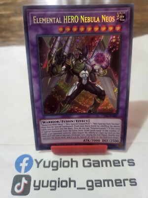 Yu-Gi-Oh Elemental Hero Nebula Neos Limited Edition CT15 Secret Light ...