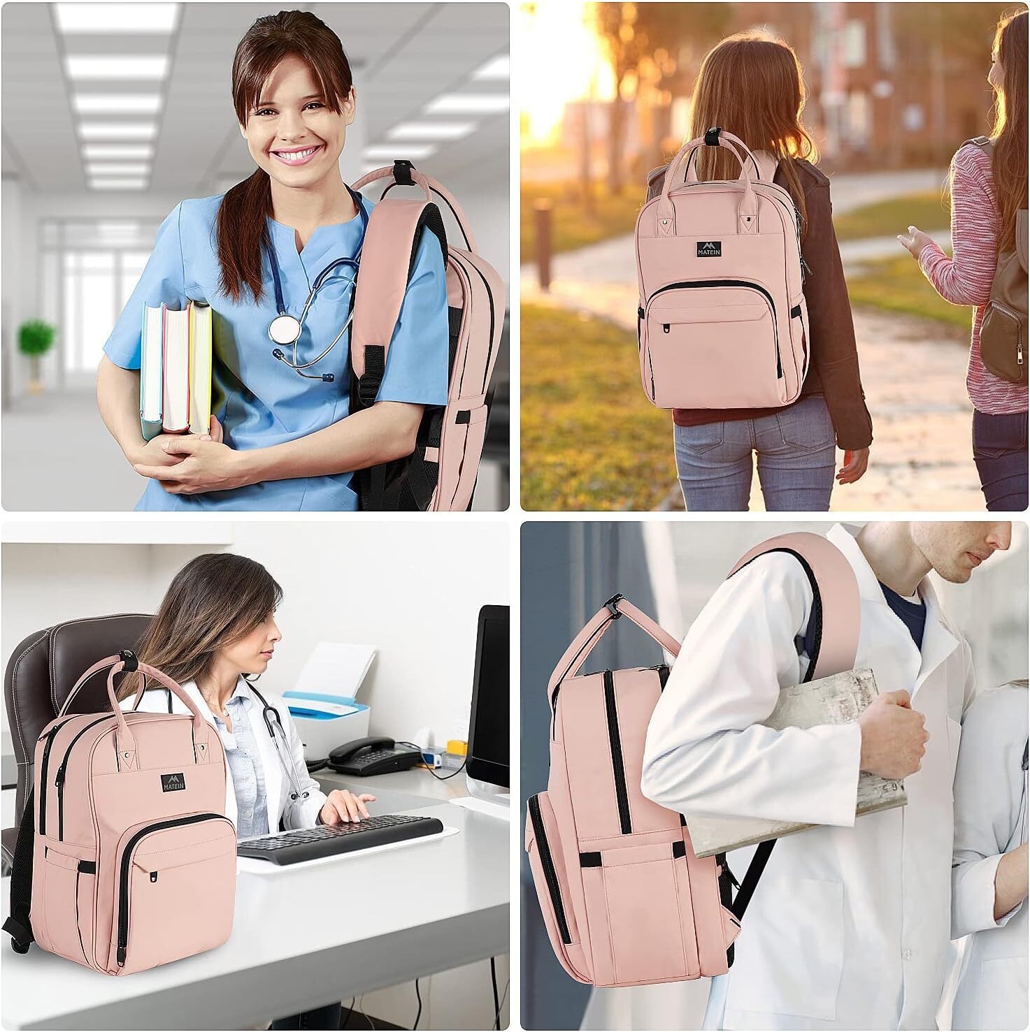 Nursing School Backpack Waterproof College Book Bag for Women | eBay