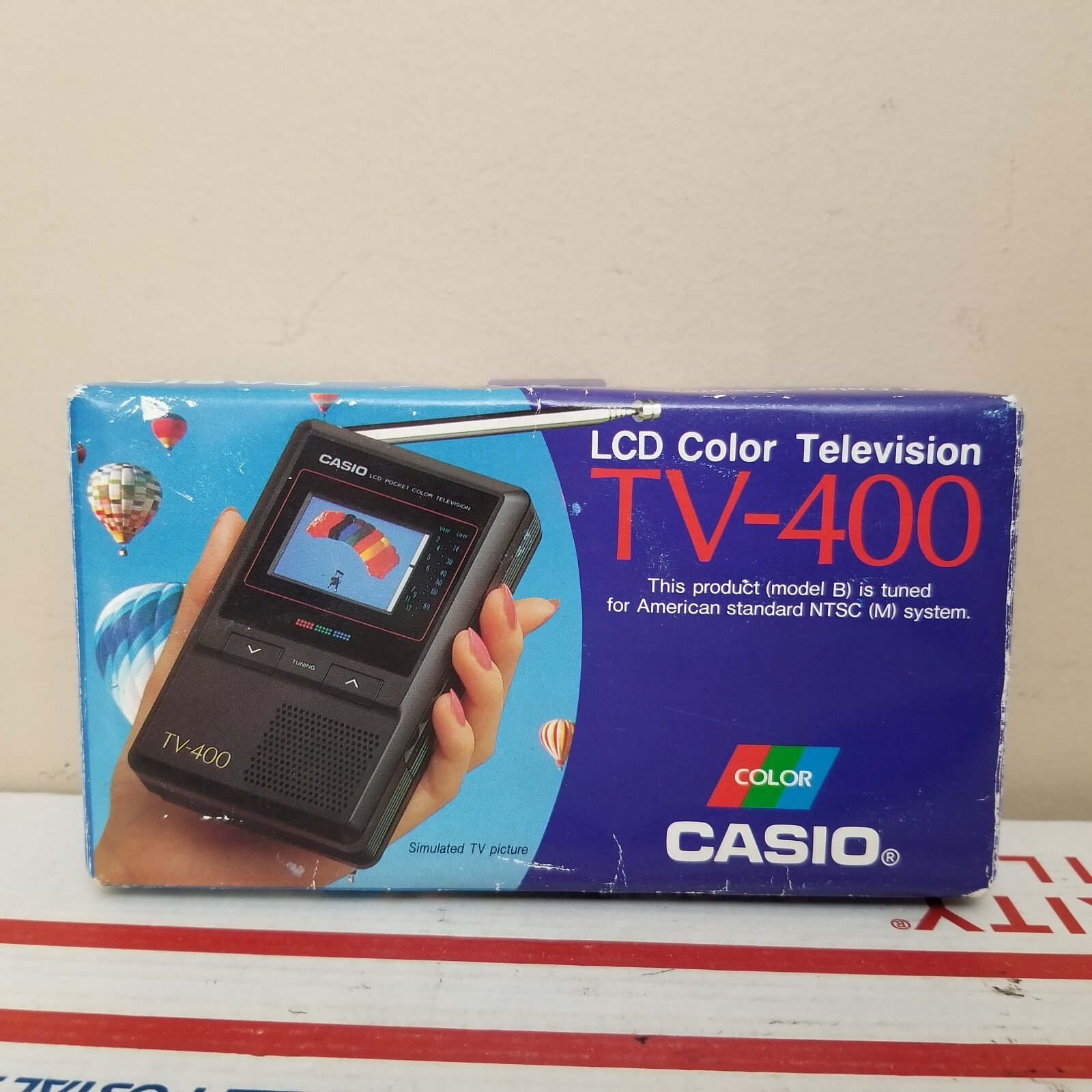 Casio TV-400V LCD Pocket Color Television TV Vintage TV-400 Original ...