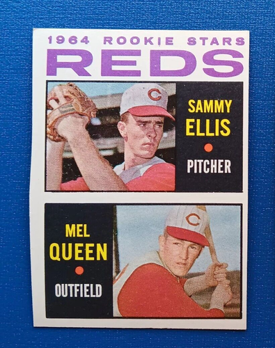 1964 Topps Baseball #33 Mel Queen - Cincinnati Reds EX-MT (A) | eBay