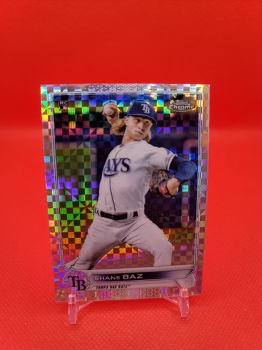 2022 Topps Chrome Baseball #201 Shane Baz Rookie X-Fractor | eBay