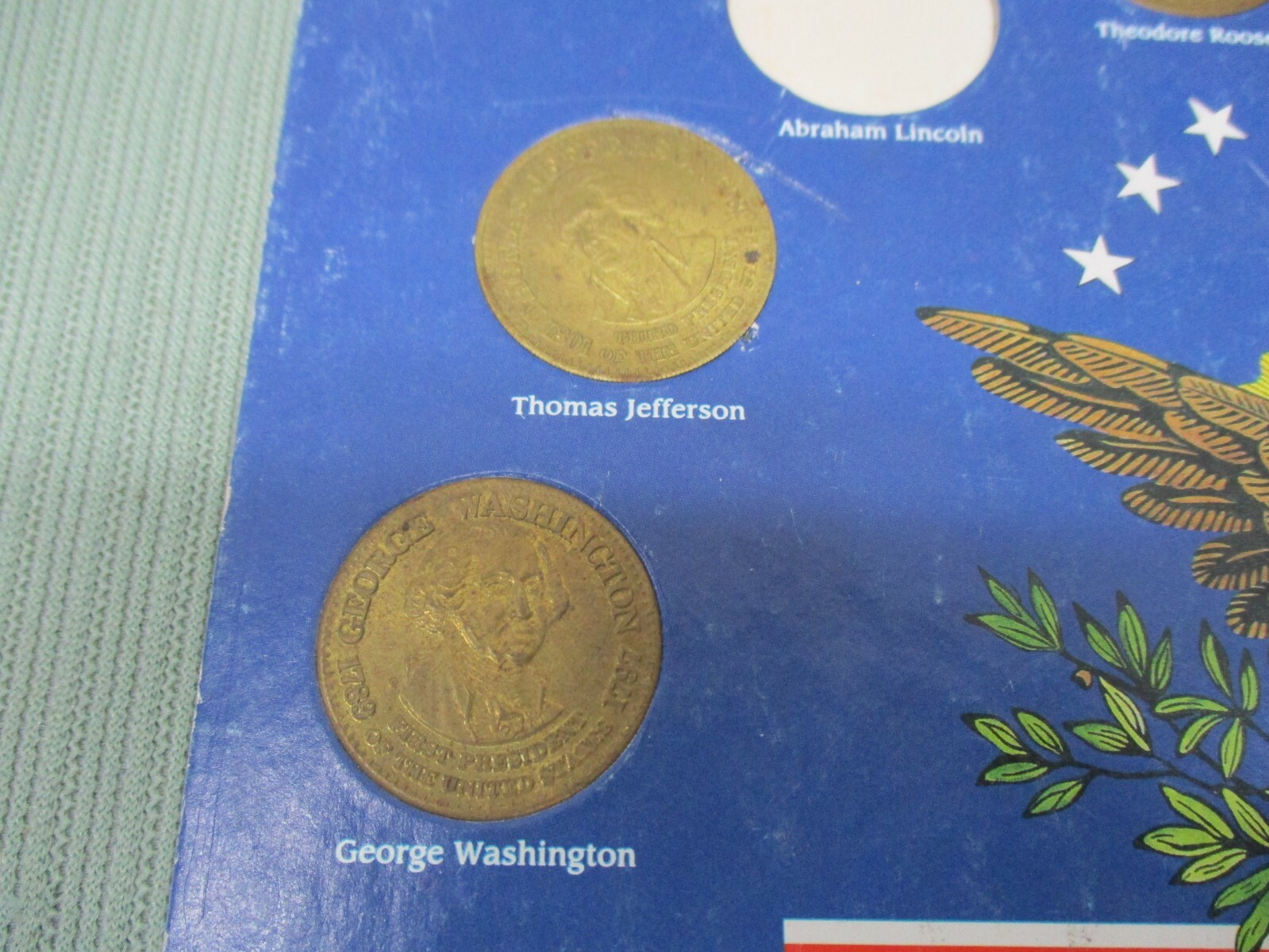 Presidential Collector Coins Shell United States Collectible Metal Lot ...