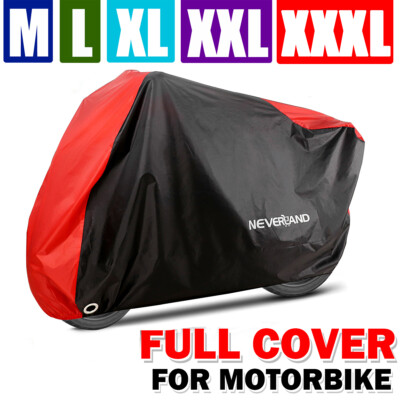 M L XL XXL XXXL Motorcycle Cover Motorbike Scooter Waterproof Cover ...