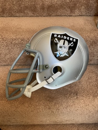 Vintage MacGregor Football Helmet Oakland Raiders Art Shell Gene Upshaw ...