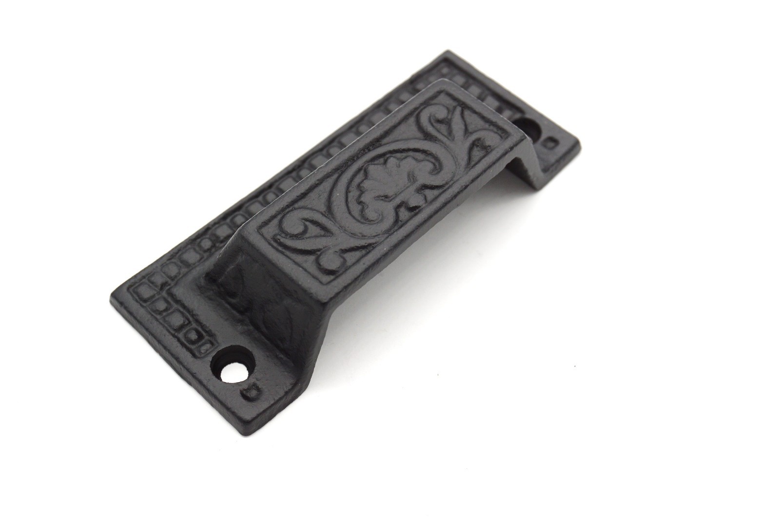 BIN PULL DRAWER BIN PULL BLACK IRON BIN PULL ANTIQUE BIN PULL CABINET ...