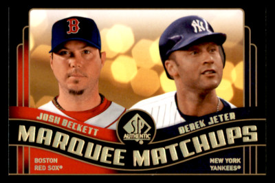 2008 SP Authentic Josh Beckett / Derek Jeter Marquee Matchups #MM-2 | eBay