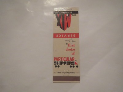 MICHIGAN EXPRESS INC FIRST CHOICE PARTICULAR SERVICE PROMO MATCHBOOK ...