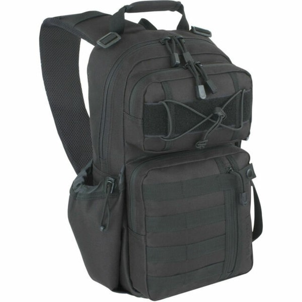 Shooting Range Backpack Black Large Compartment Adjustable Bag Heavy ...