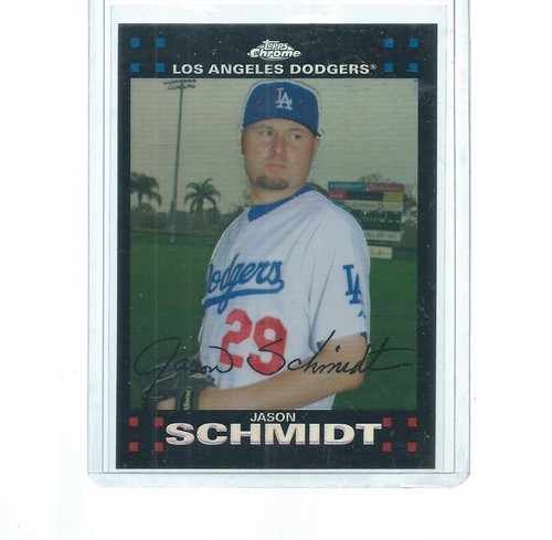 2007 TOPPS CHROME BASEBALL REFRACTOR JASON SCHMIDT #149 | eBay