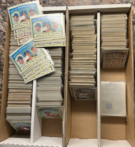 1972 Topps Baseball Card Lot / Collection (Commons & Duplicates) approx ...