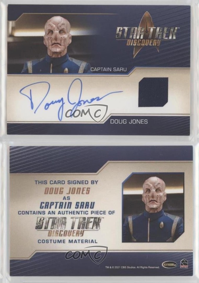 2023 Star Trek Discovery Season 4 Doug Jones as Captain Saru Auto 1ms6 ...