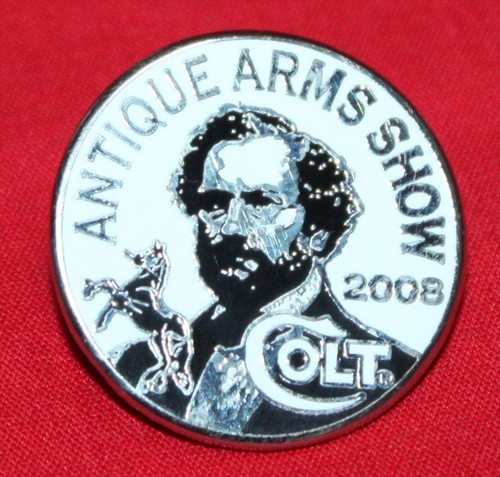 COLT FIREARMS FACTORY Antique Arms Show 2008 Pin | eBay