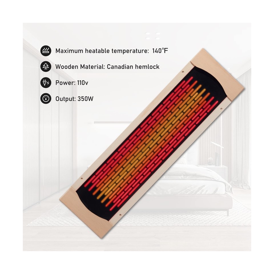 3Pcs Full Far Infrared Carbon Fiber Glass Red Light Heater Tube ...