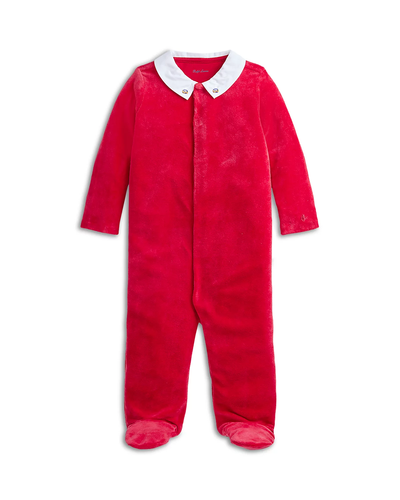 Polo Ralph Lauren Boy/Girl Velour Footie Red Baby Size 9 Months ...