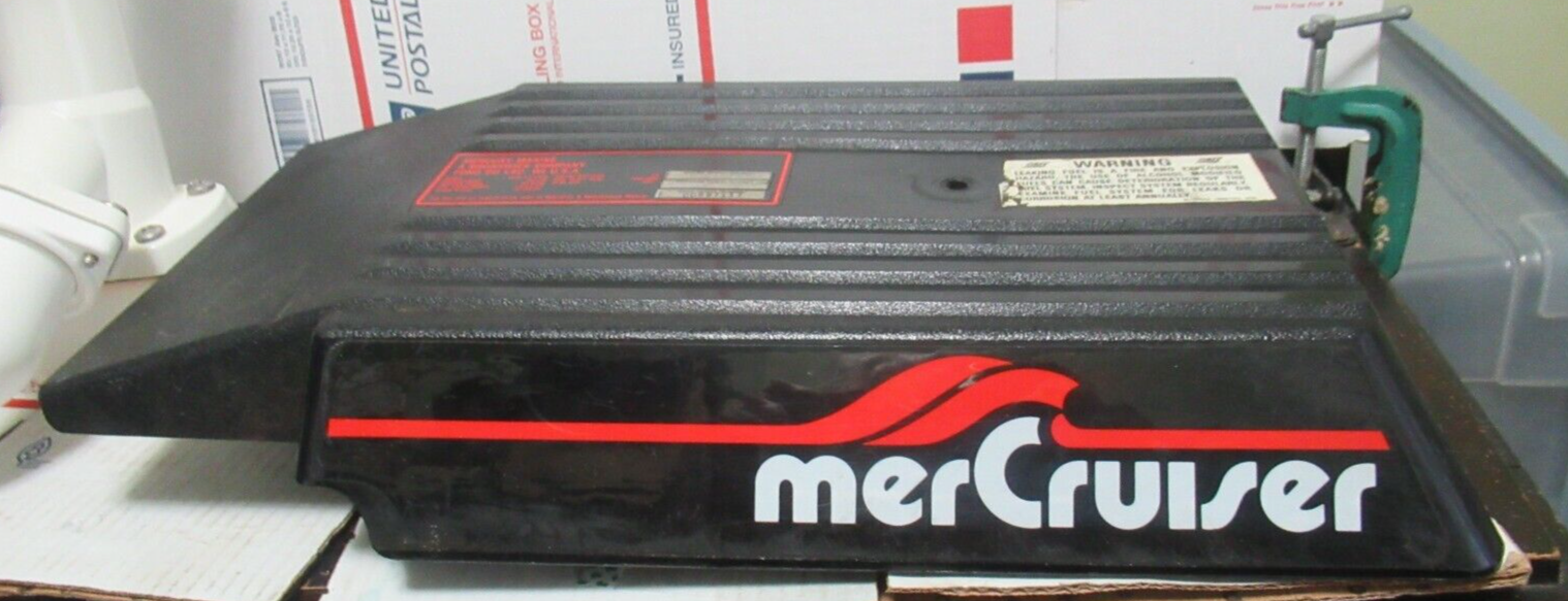 Mercruiser 4.3L/V6 Flame Arrestor Cover with hole for HOUR METER | eBay