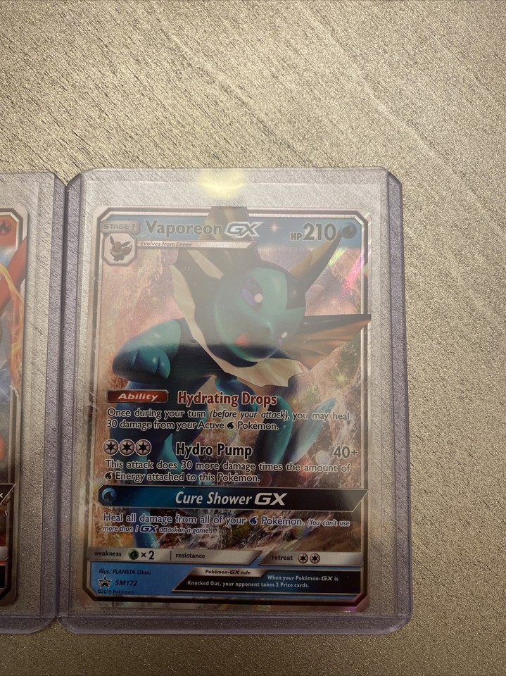 ULTRA RARE Flareon + Vaporeon + Jolteon GX Promo SM171 SM172 SM173 Holo ...