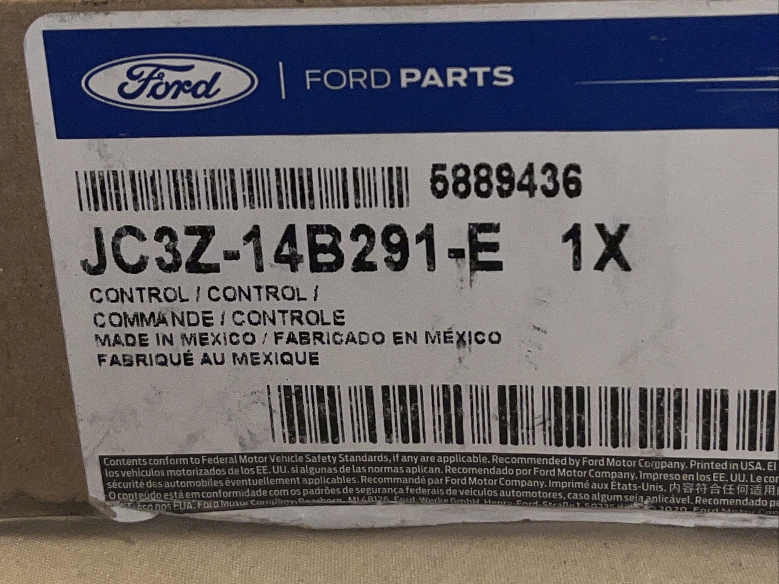 Genuine Ford Control Unit JC3Z-14B291-E for sale online | eBay