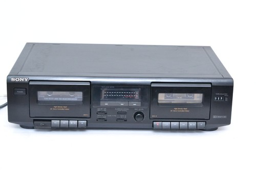 Sony TC-WE305 Dual Deck Cassette Recorder Tested Working Condition Good ...