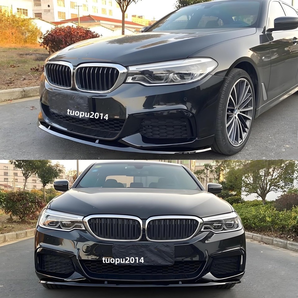 For BMW 5 Series G30 530 540i M Sport M550i Front Splitter Lip Gloss ...