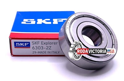 SKF 6303 ZZ DEEP GROOVE BALL BEARING, METAL SHIELDED 17x47x14mm | eBay