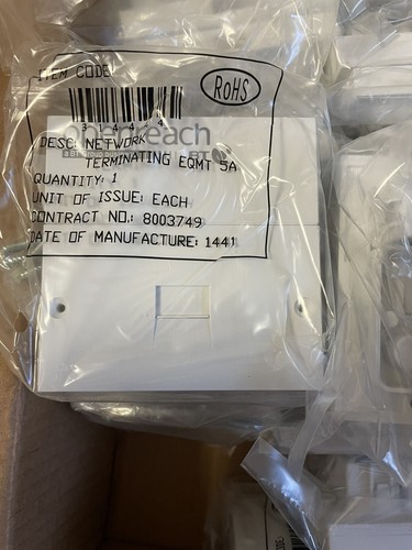 TELEPHONE MASTER SOCKET BT OPENREACH NTE5A with IDC TERMINALS and back ...