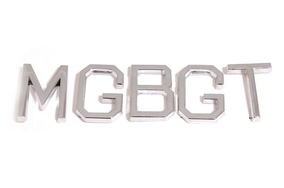 New MG Rear Hatch Badge Emblem Set for MGB GT 1965-1969 Chromed Metal ...