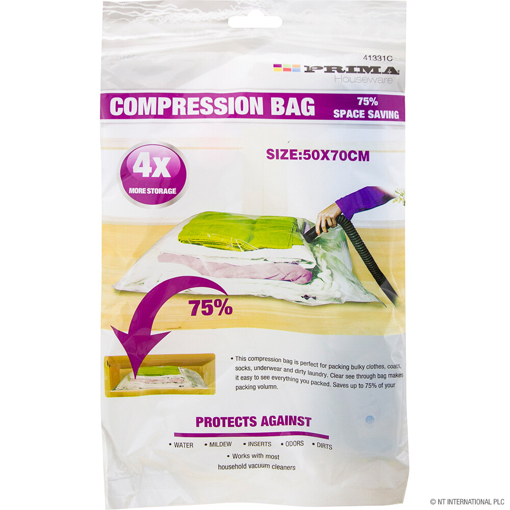 Strong Vacuum Compression Bag Storage Space Savings Saver UK Capacity ...