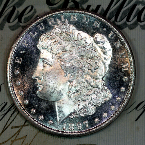 * 1897-S CAMEO DMPL * SUPERB+ GEM BU MS MORGAN SILVER DOLLAR * FROM ...