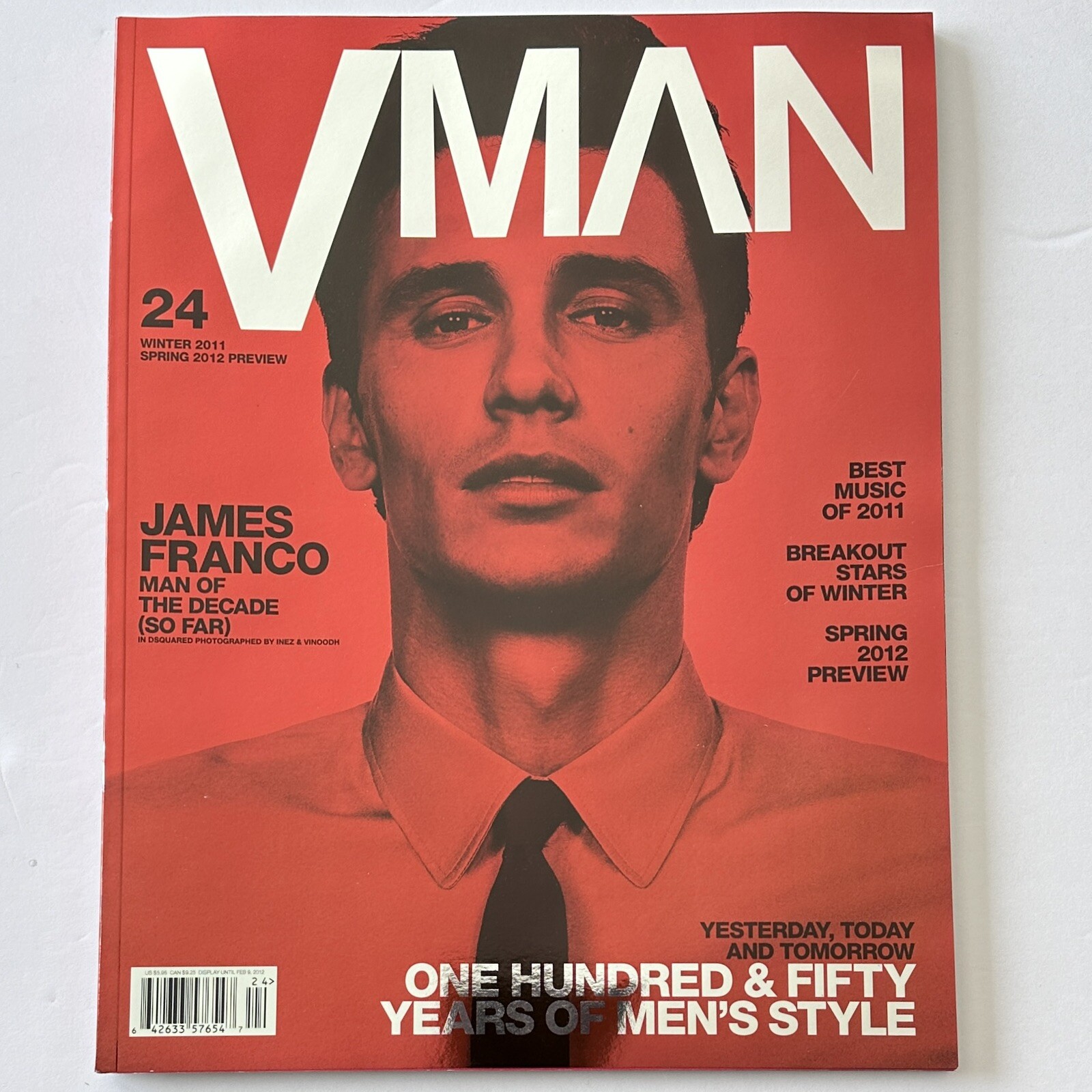 VMAN Magazine Winter 2011 #24 JAMES FRANCO Tyler The Creator ...