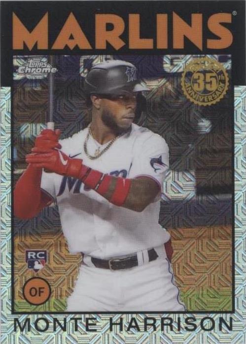 2021 Topps - Silver Pack 1986 Topps Chrome Baseball Monte Harrison ...