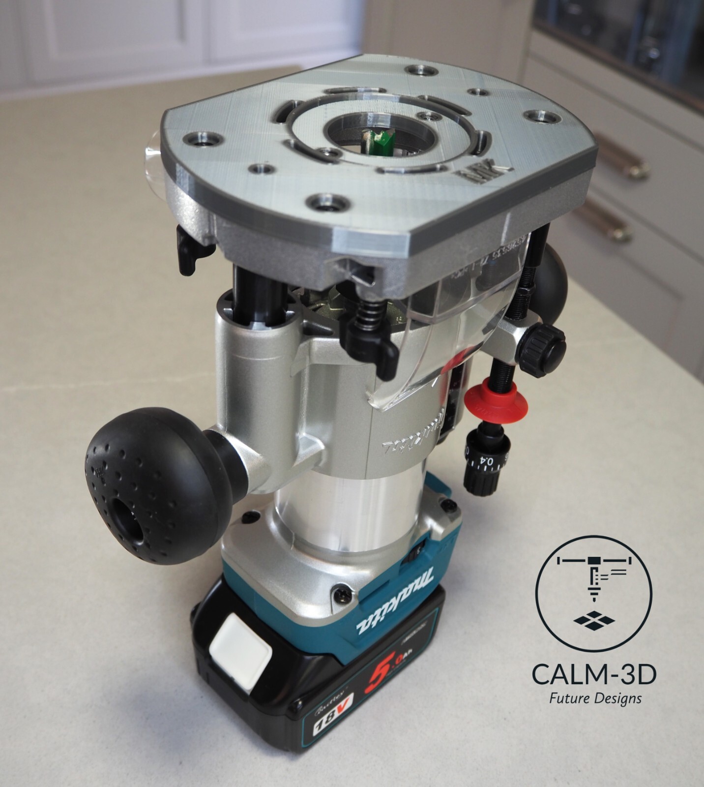 Makita DRT50 or RT0700C Compatible Plunge & Trim Bases Kit + Screws ...