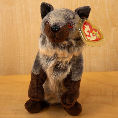 HOWL the Wolf - Ty Beanie Babies (Retired) Plush MWMT - NEW OLD STOCK ...