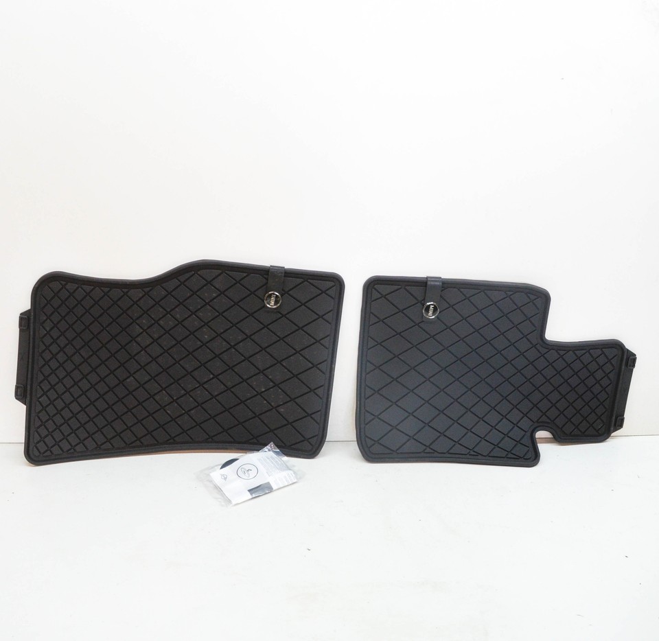 Mini F55 Front Rubber Floor Mats Set 51472354155 NEW GENUINE LHD | eBay UK