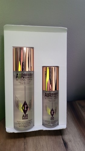 Charlotte Tilbury Airbrush Flawless Setting Spray Duo Set - 3.3 oz & 1. ...