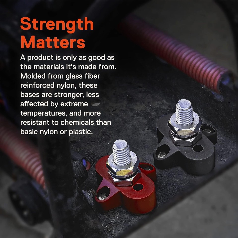 Battery Power Distribution Terminal Block Set Auto Marine Car Trailer ...