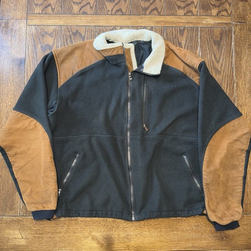 Kuhl Sherpa Fleece Jacket Alpenwurx Black Hiking Full Zip XXL READ | eBay
