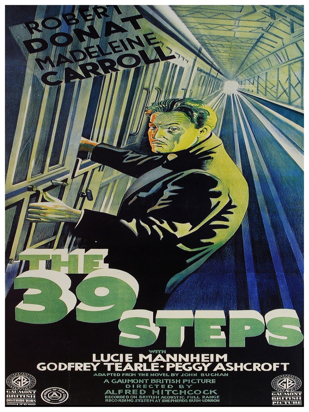 8138.Decoration Poster.Home Room wall art design.39 Steps movie ...