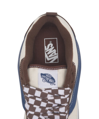 New Vans Knu Skool Shoes - Mega Check Potting Soil (VN0009QCDMV