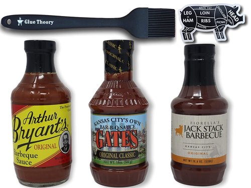 Kansas City Barbecue Sauce Sample Pack - Includes Bar-B-Q, Jack Stack ...
