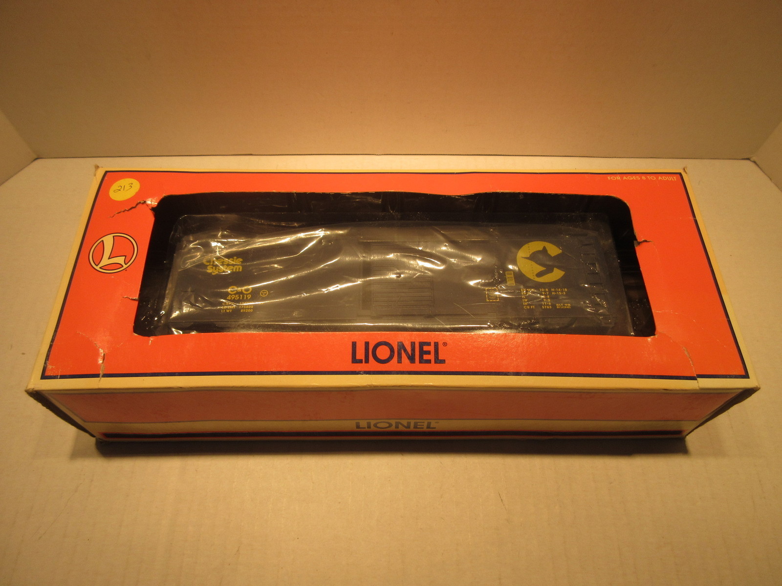 Lionel 6-17245 O Scale C&o Boxcar With Chessie Kitten for sale online ...