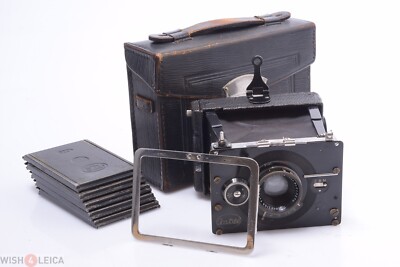 ICA BEBE 40 STRUT FOLDING 4.5X6CM *RARE* CAMERA ZEISS TESSAR 75MM 4.5 ...