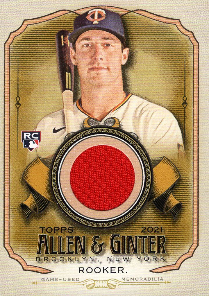2021 Topps Allen and Ginter Relics #AGABR Brent Rooker - NM-MT | eBay
