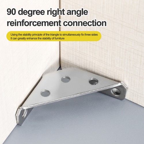 Furniture Triangle Support Heavy-duty Brackets Triangle Support Corner ...
