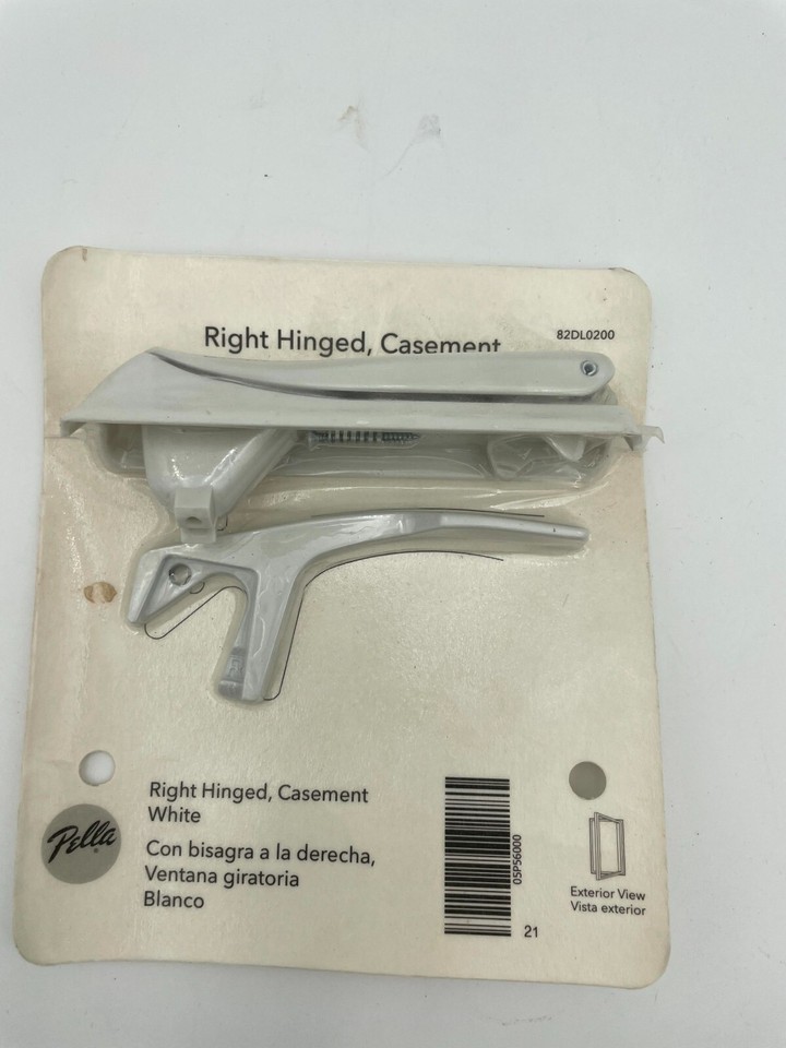 Pella Corporation 82DL0200 Casement Window Hardware Right Hinged White ...