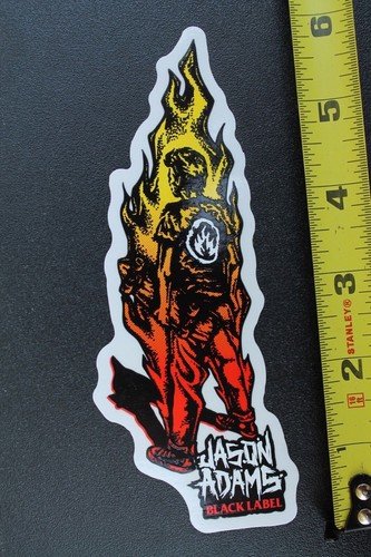 BLACK LABEL Skateboards Jason Adams Punk Bad Religion OG Skateboarding ...
