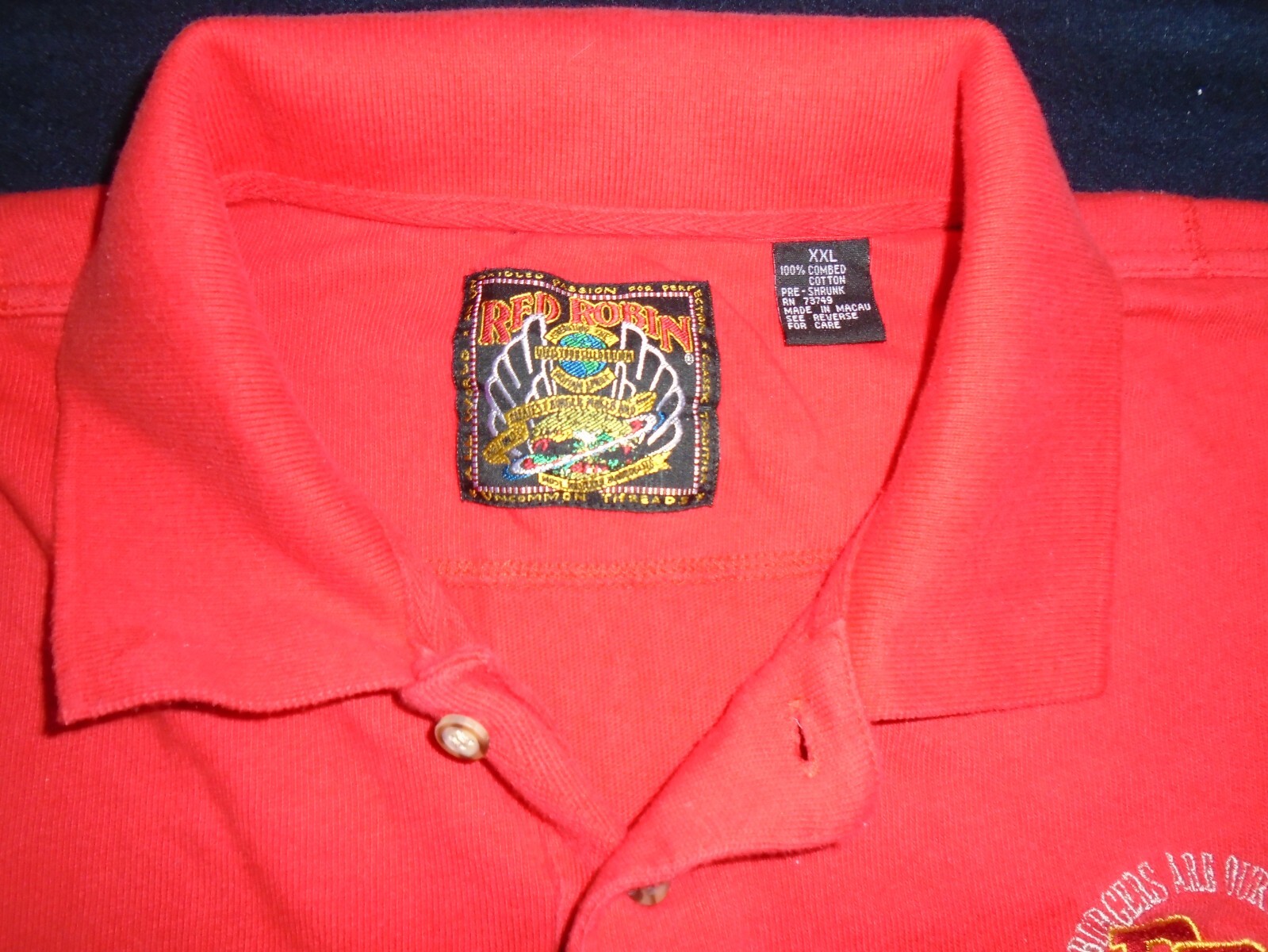 Red Robin Burgers are our Life Employee Uniforms Polo… - Gem