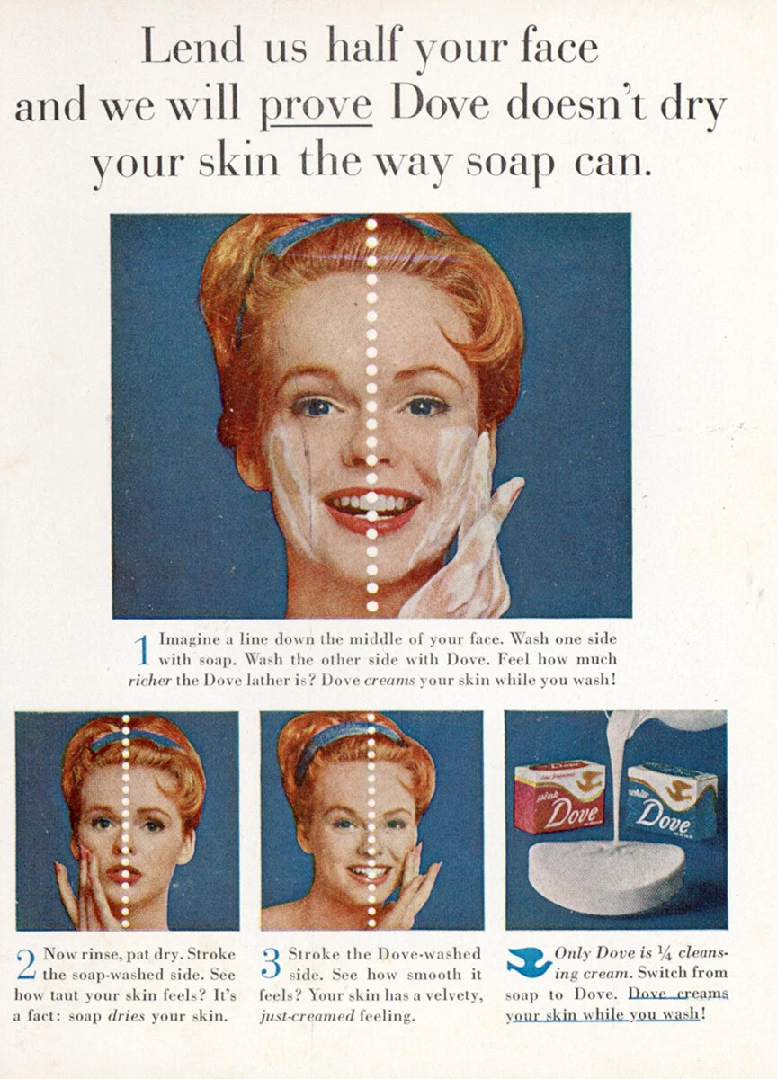 Dove Face Wash Advertisement