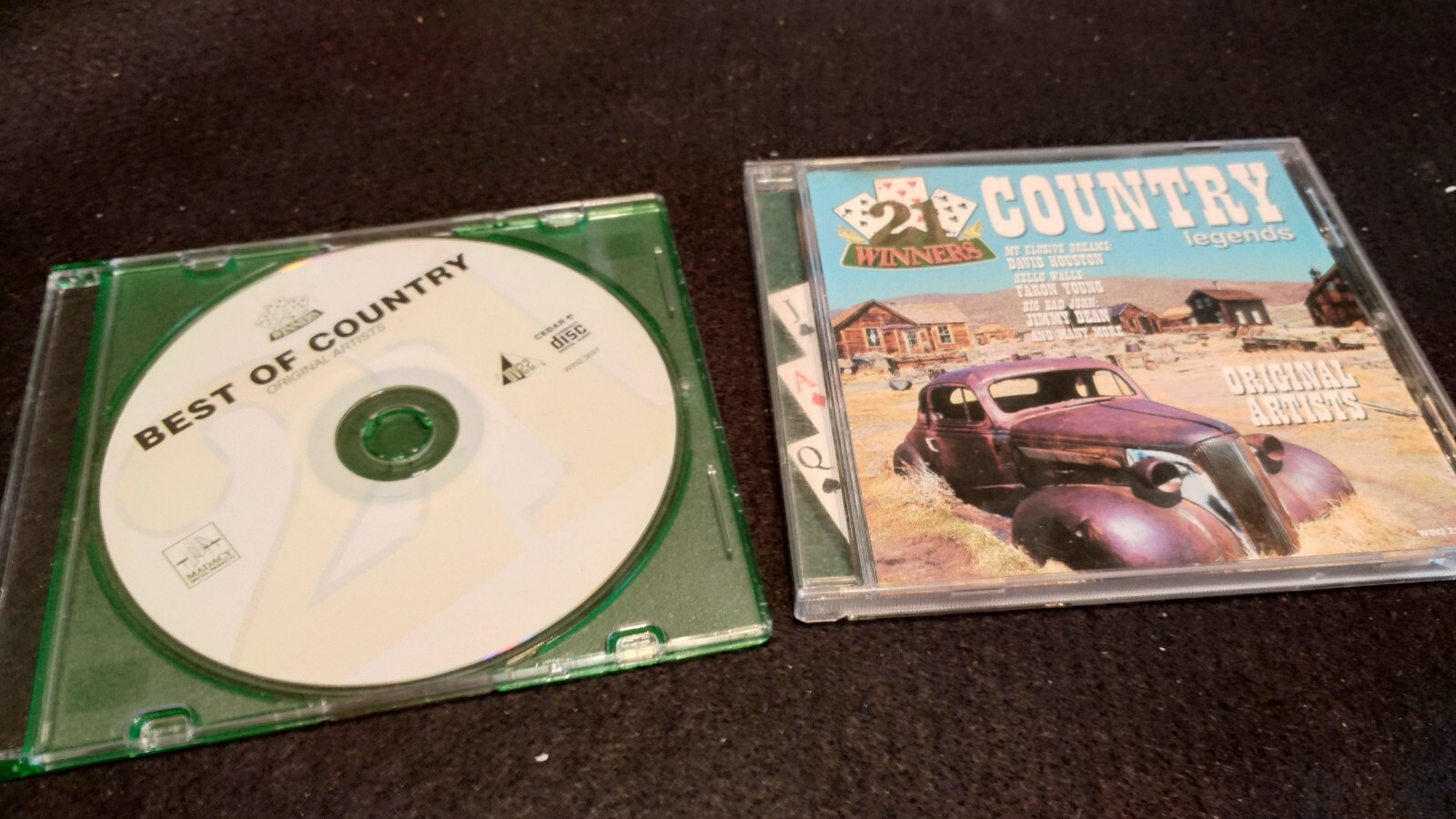 LOT OF 2 21 WINNERS COUNTRY MUSIC CDS LEGENDS AND BEST OF COUNTRY 1 IN ...